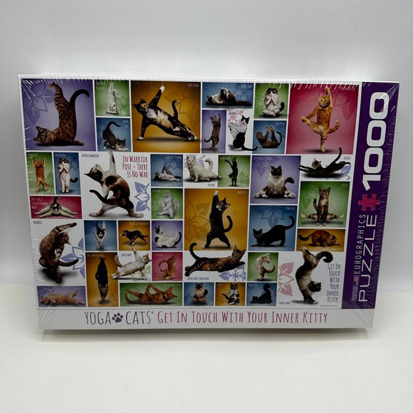 Eurographics | Games | Yoga Cats Kitty 00 Piece Jigsaw Puzzle By ...